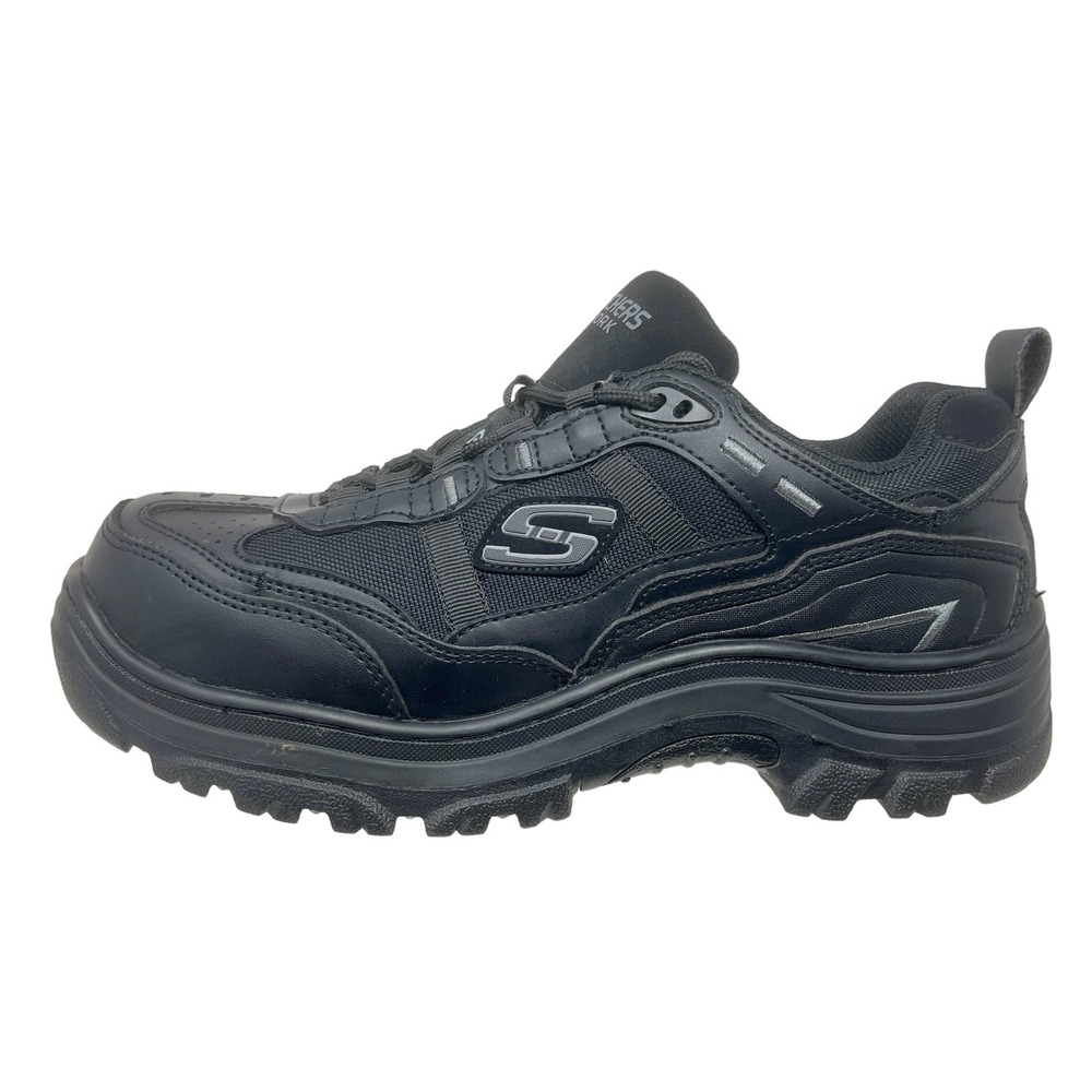 Skechers Burgin-Sawda Comp Toe Safety Shoes Mens 9 Bl… - Gem